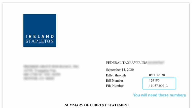 Online Bill Pay - Ireland Stapleton