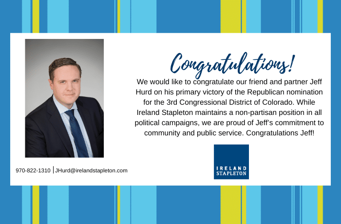 Hurd wins Republican Primary for the 3rd Congressional District of ...